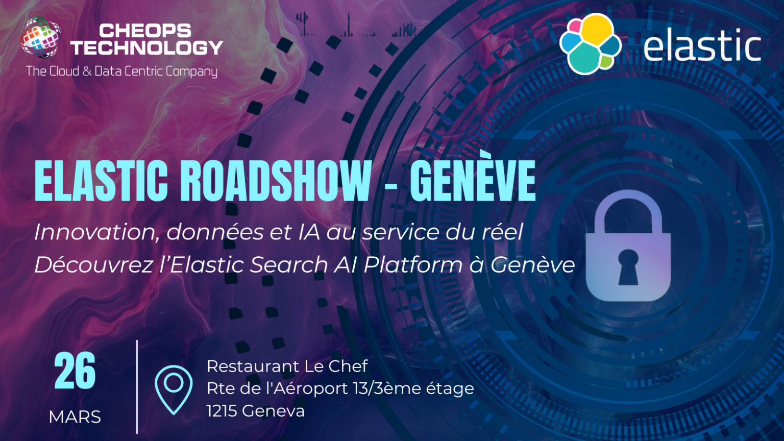 Elastic on Tour – Genève 2026 - CHEOPS TECHNOLOGY SWITZERLAND